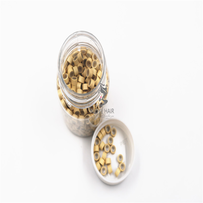 factory direclty sale micro beads Aluminum micro rings with silicon ...