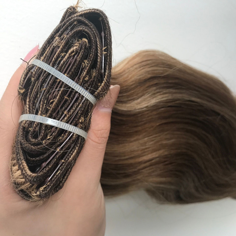 Wholesale high quality cuticle intact remy clip in hair extensions ...