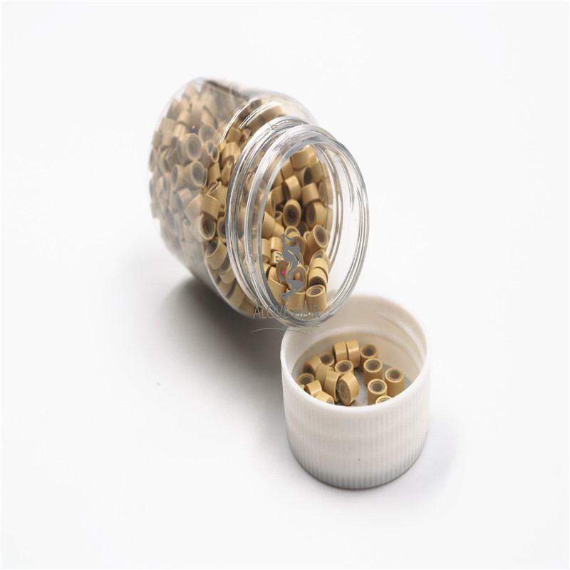 factory direclty sale micro beads Aluminum micro rings with silicon ...